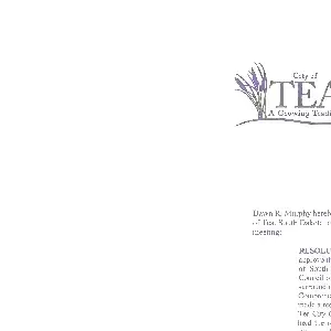 Planning & Zoning Documents in Tea, South Dakota | City of Tea